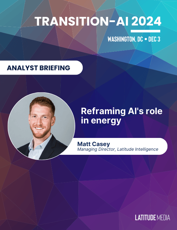 Transition-AI 2024 – Analyst briefing: Reframing AI's role in energy ...